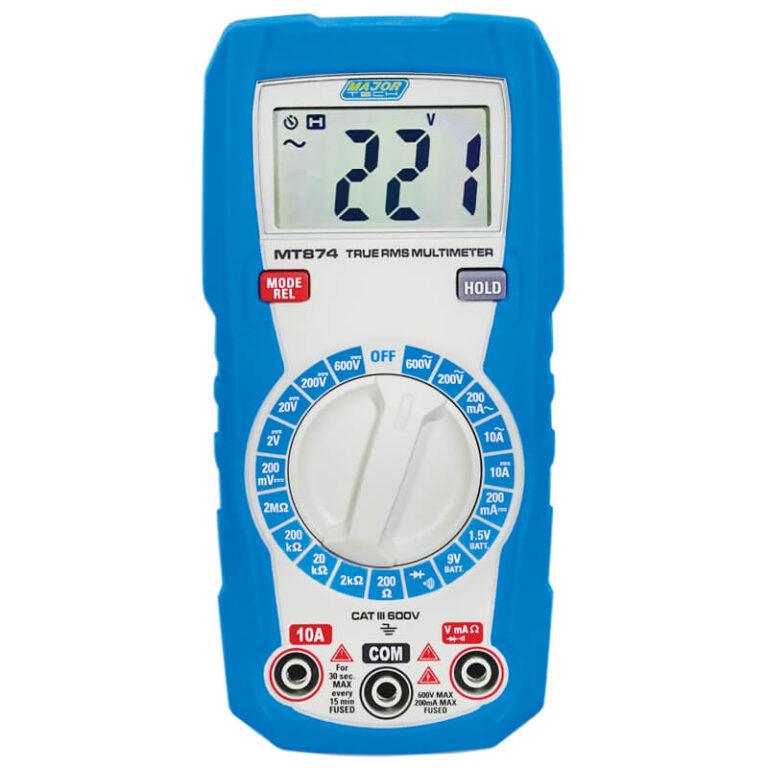 Major tech multimeter 600 v AC/DC true RMS MT874 – AllAir