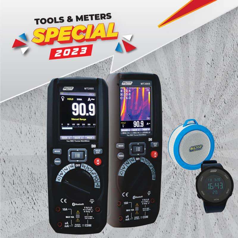 Major Tech 1000V AC/DC True RMS Thermal Multimeter MT2005 – AllAir