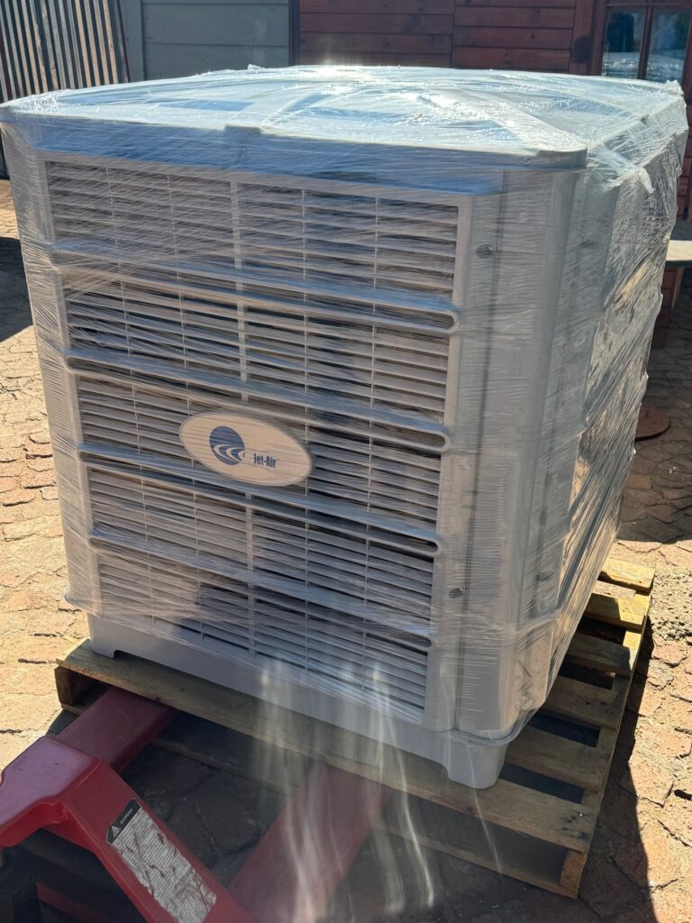 Jet-air Industrial evaporative cooler 18000m3/h bottom – AllAir